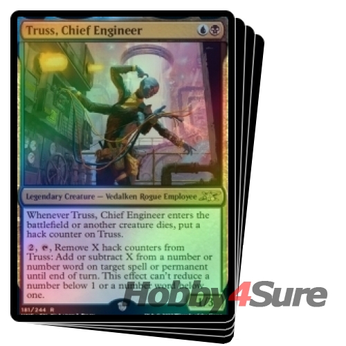 Foil Truss, Chief Engineer X4 M/NM Magic: The Gathering MTG Unfinity | eBay