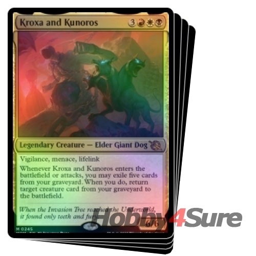 Foil Kroxa And Kunoros X4 M/NM Magic: The Gathering MTG March Of The ...